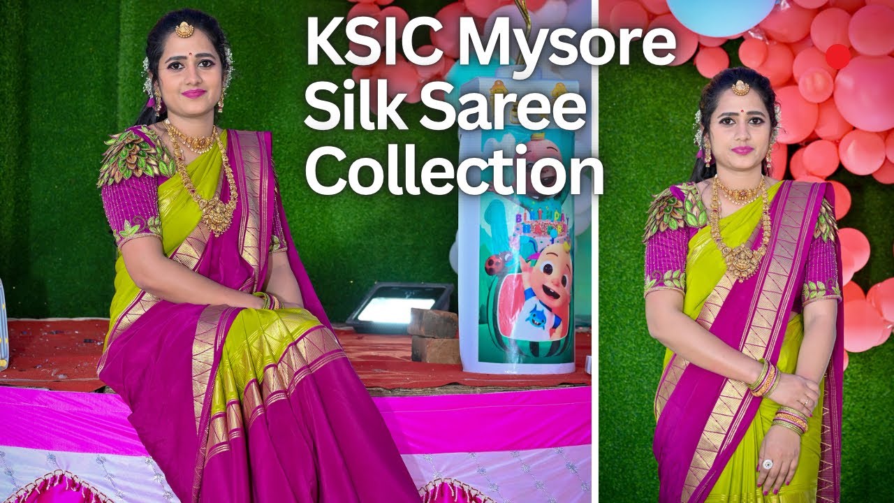 KSIC Mysore Silk Saree Collection Part -3With Price || ಮೈಸೂರು ರೇಷ್ಮೆ ...