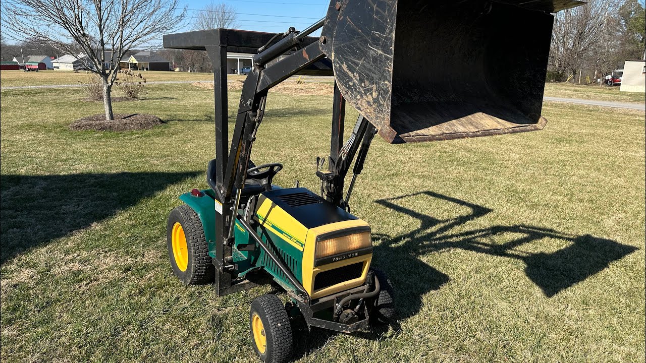 Yardman 999 with front end loader overview - YouTube