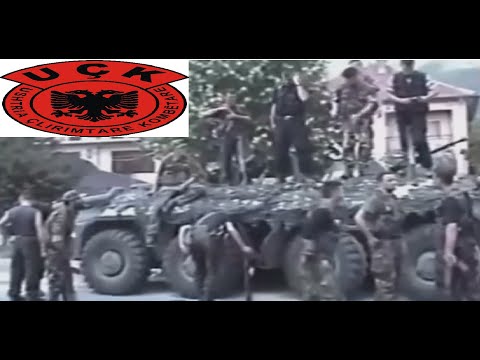 Macedonian Army like Serbian, Run from Battles, UCK Albanians take them BTR-70 Apc in 2001 War