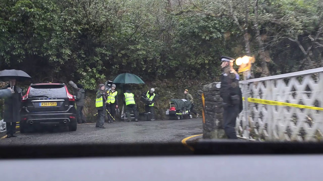 We stumbled across filming of Hinterland Series 3 in Devil's Bridge 08 ...