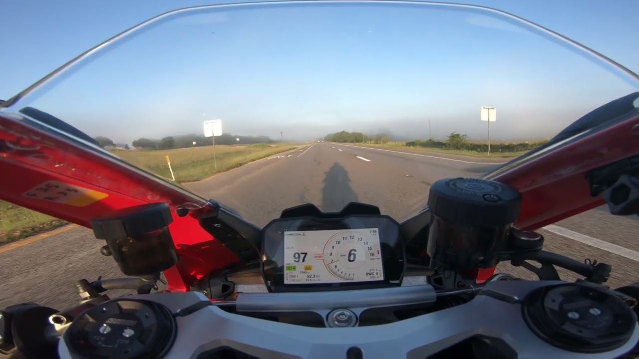 Riding Through Foggy Conditions | 2022 Panigale V4 - YouTube