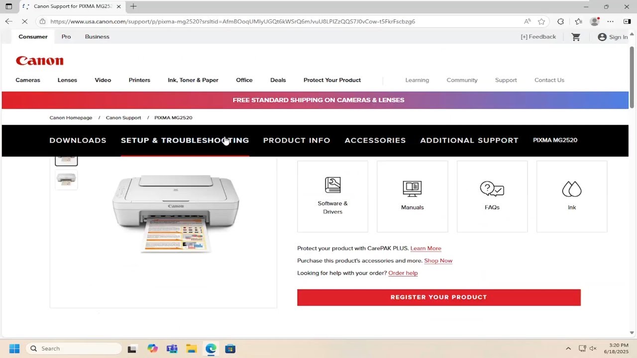 How To Install and Setup Canon PIXMA MG2520 [Guide] - YouTube