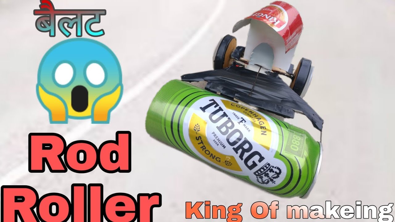 How To Make Rod Roller - DlY Rod Roller Dc Motor || Manish Tech ...