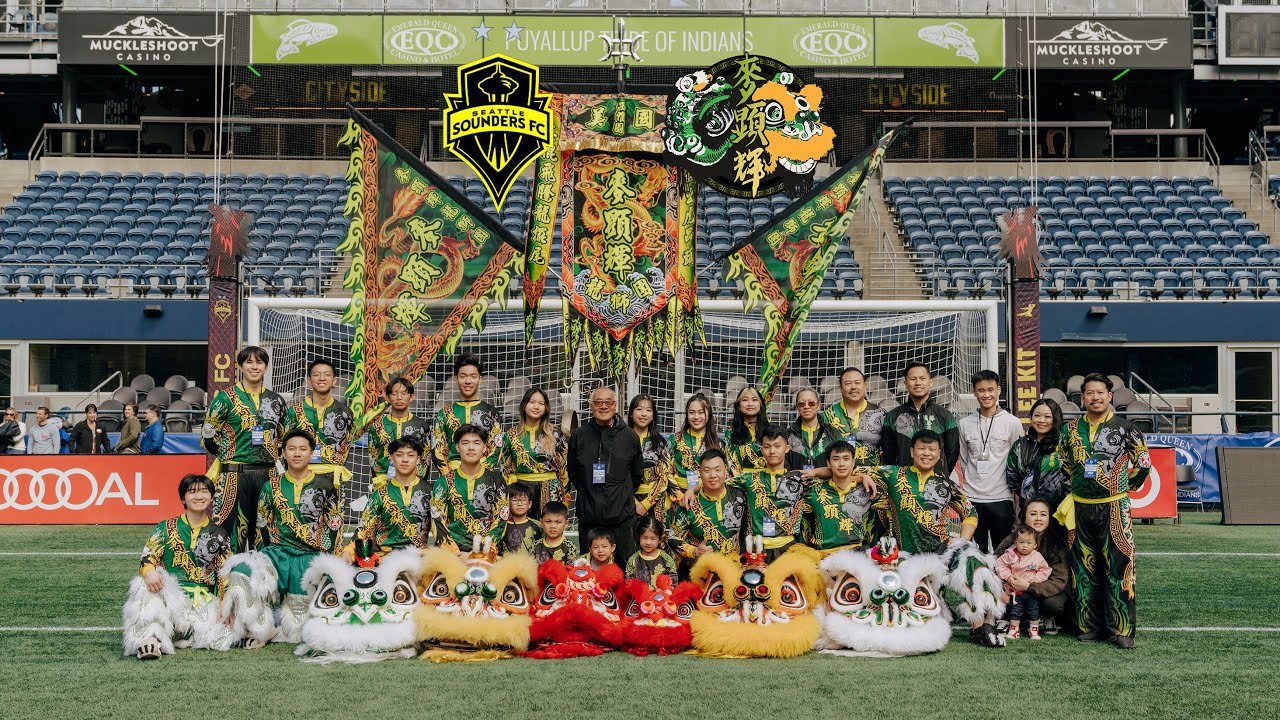 Sounders FC Lion Dance VLOG | Mak Fai Kung Fu Dragon & Lion Dance Assn ...