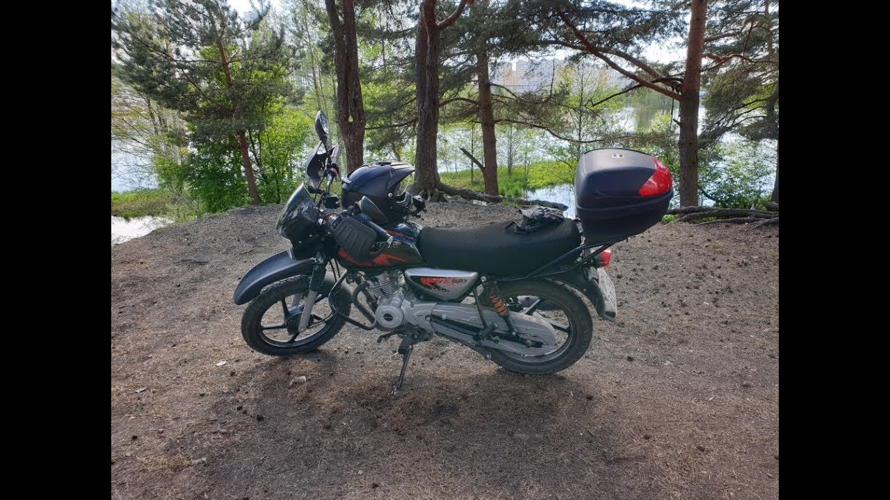 Bajaj Boxer BM150X - покатушки по бездорожью, рыбалка, контрруление ...