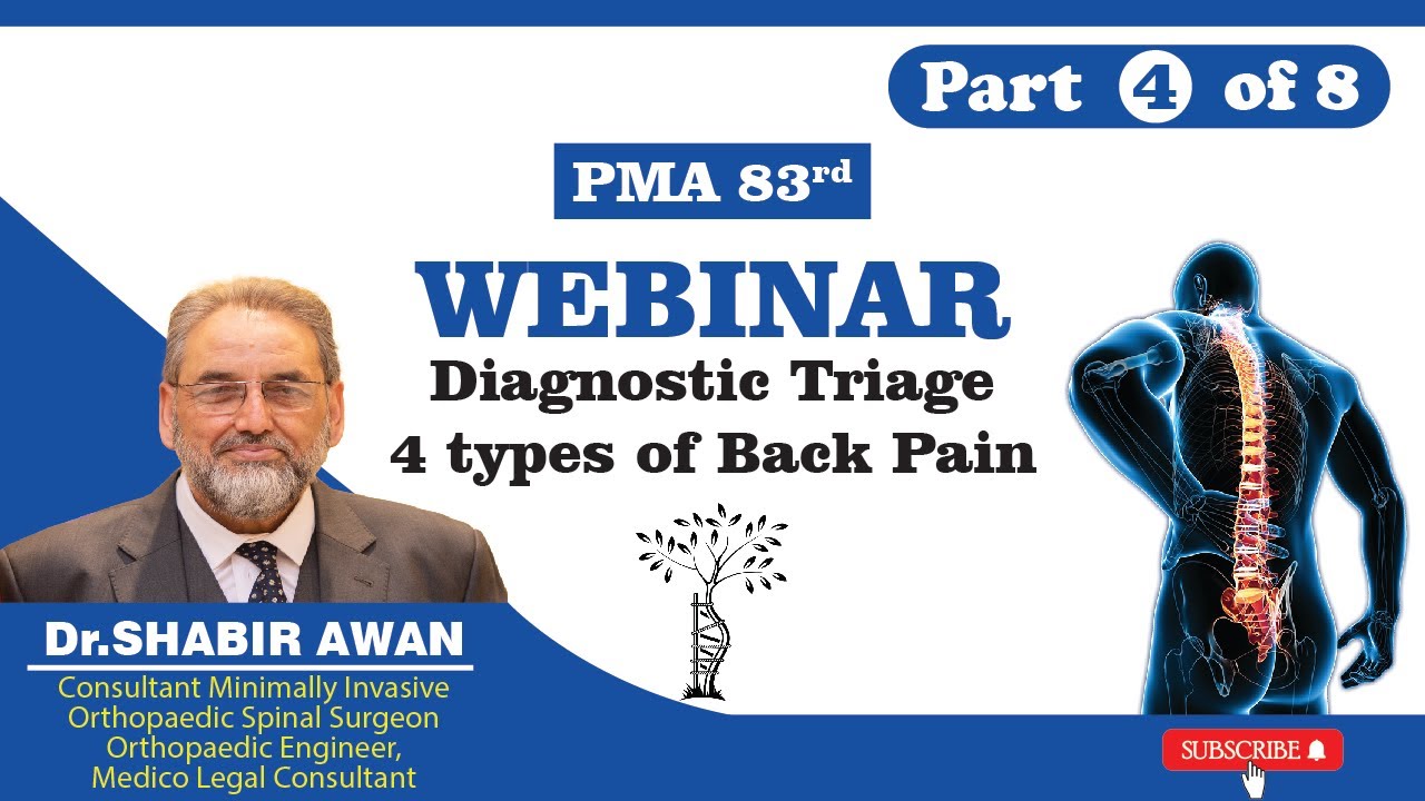 Types of Back pain & Diagnostic Triage Part 4 of 8 #sciatica #backpain #diagnosis - YouTube