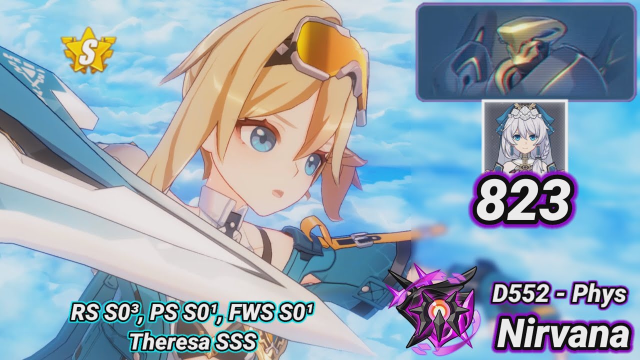 Nirvana D552: HOD (Phys) 823 Pts - RS S0³, Sushang S0¹, Badum S0¹ ...