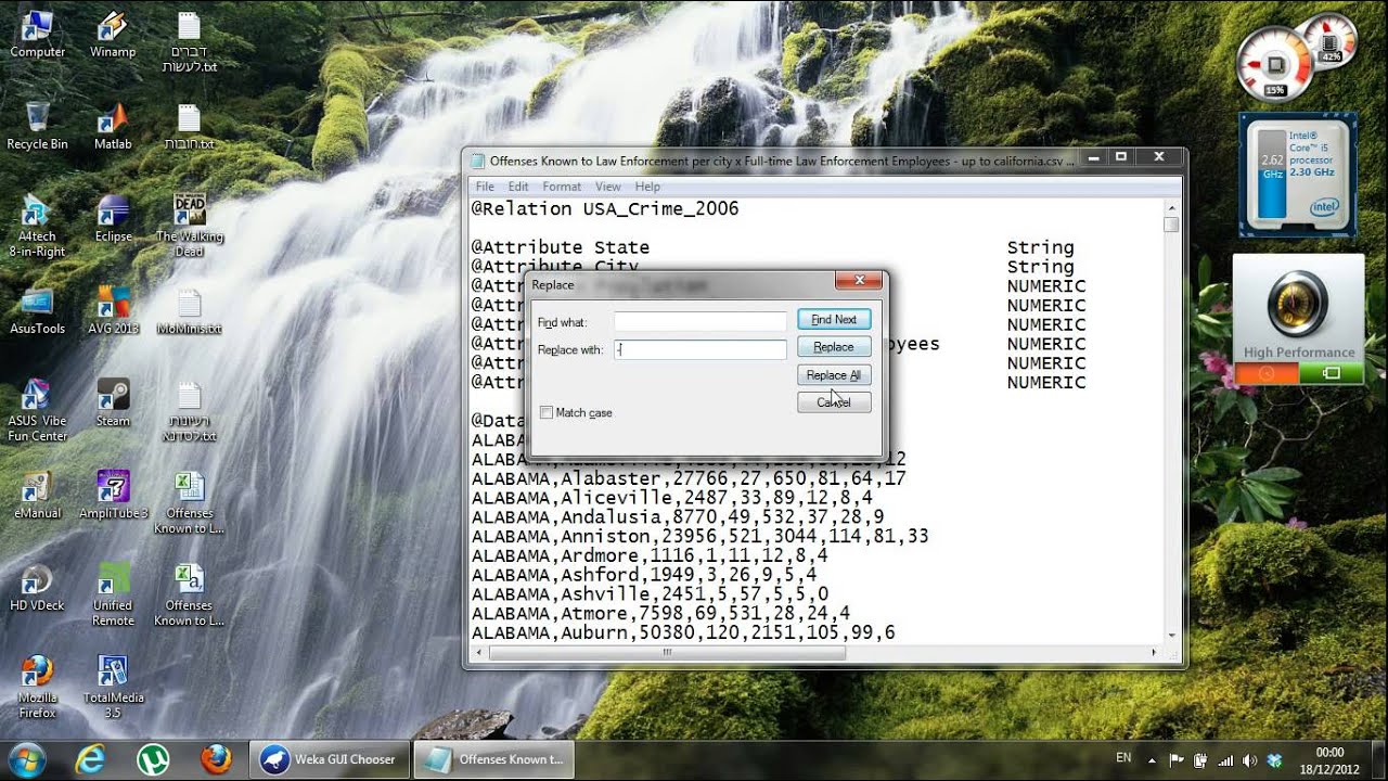 Weka Lesson 1 - creating an arff - YouTube