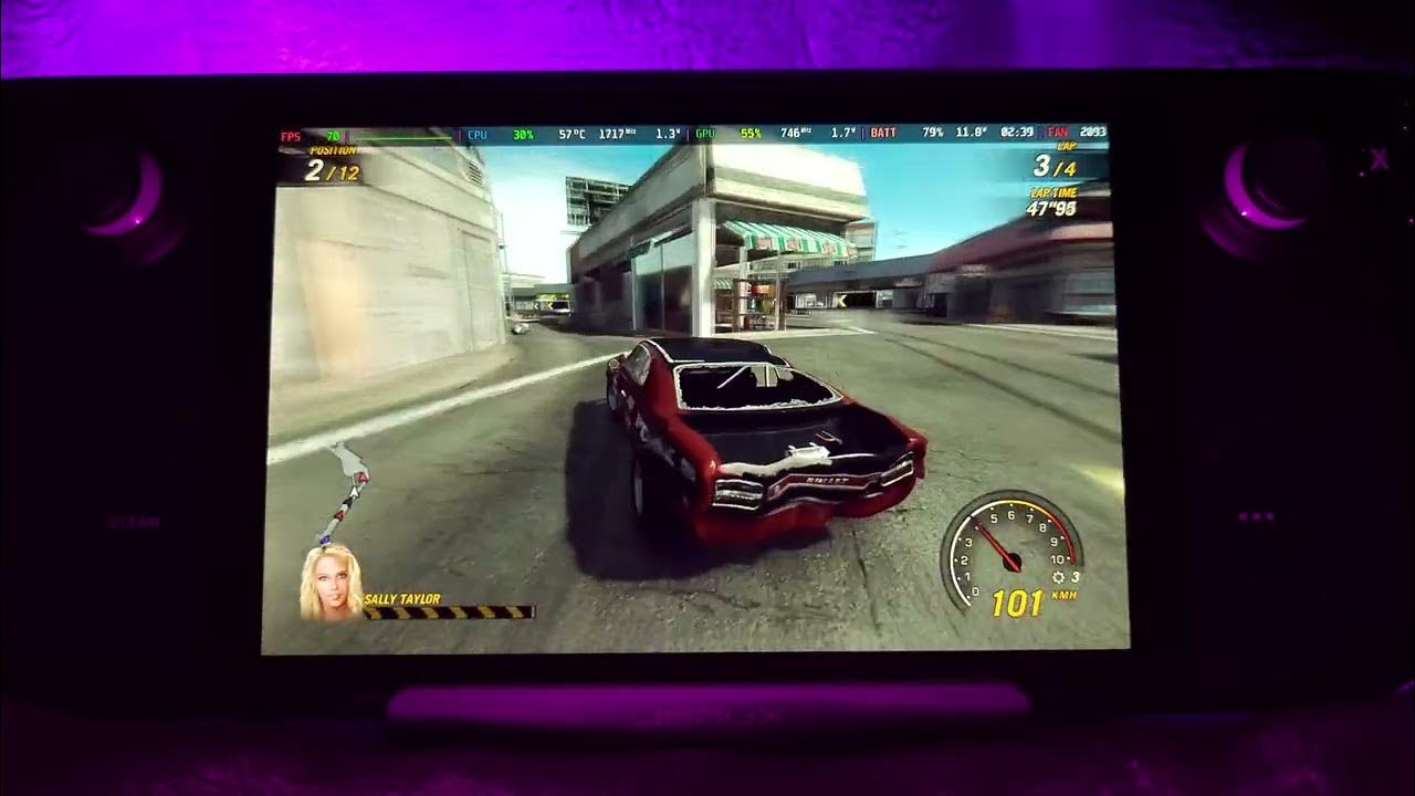 FlatOut: Ultimate Carnage Collector's Edition on Steam Deck - YouTube