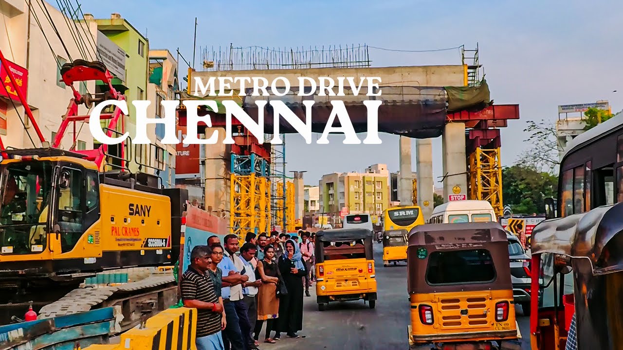Chennai's Metro Drive | Driving to Poonamallee [4K] - YouTube