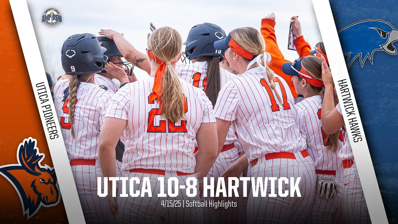 Utica vs Hartwick - Game 2 | Softball Highlights - 4/15/25 - YouTube
