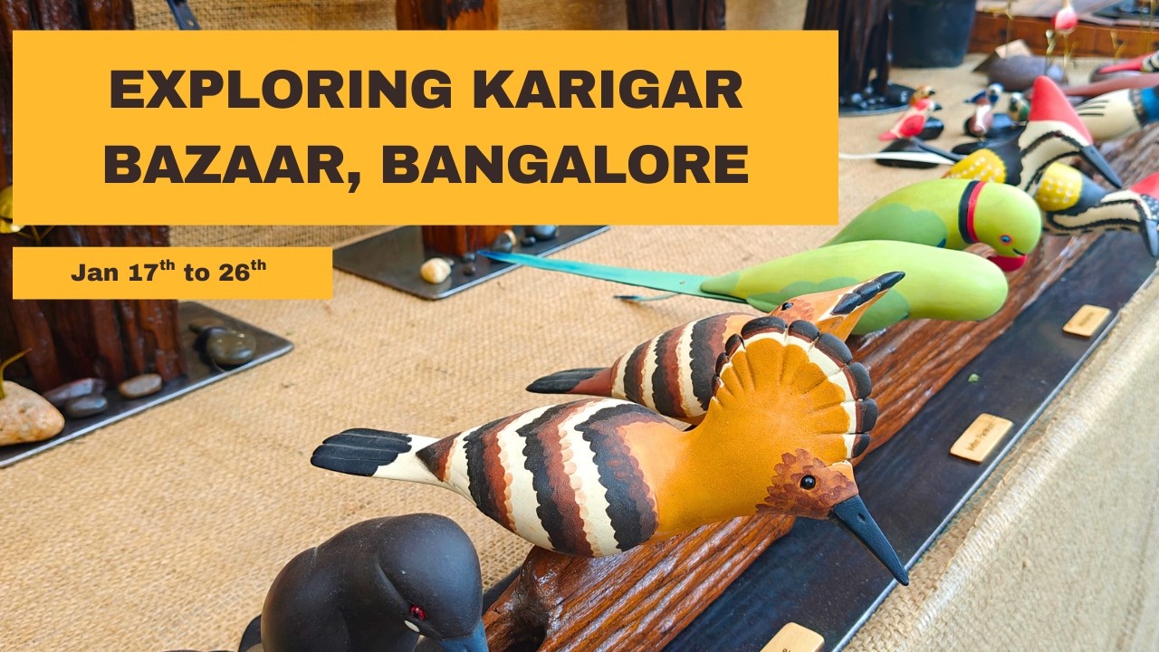 Exploring Karigar Bazaar, Bangalore | Handmade • Art • Culture - YouTube