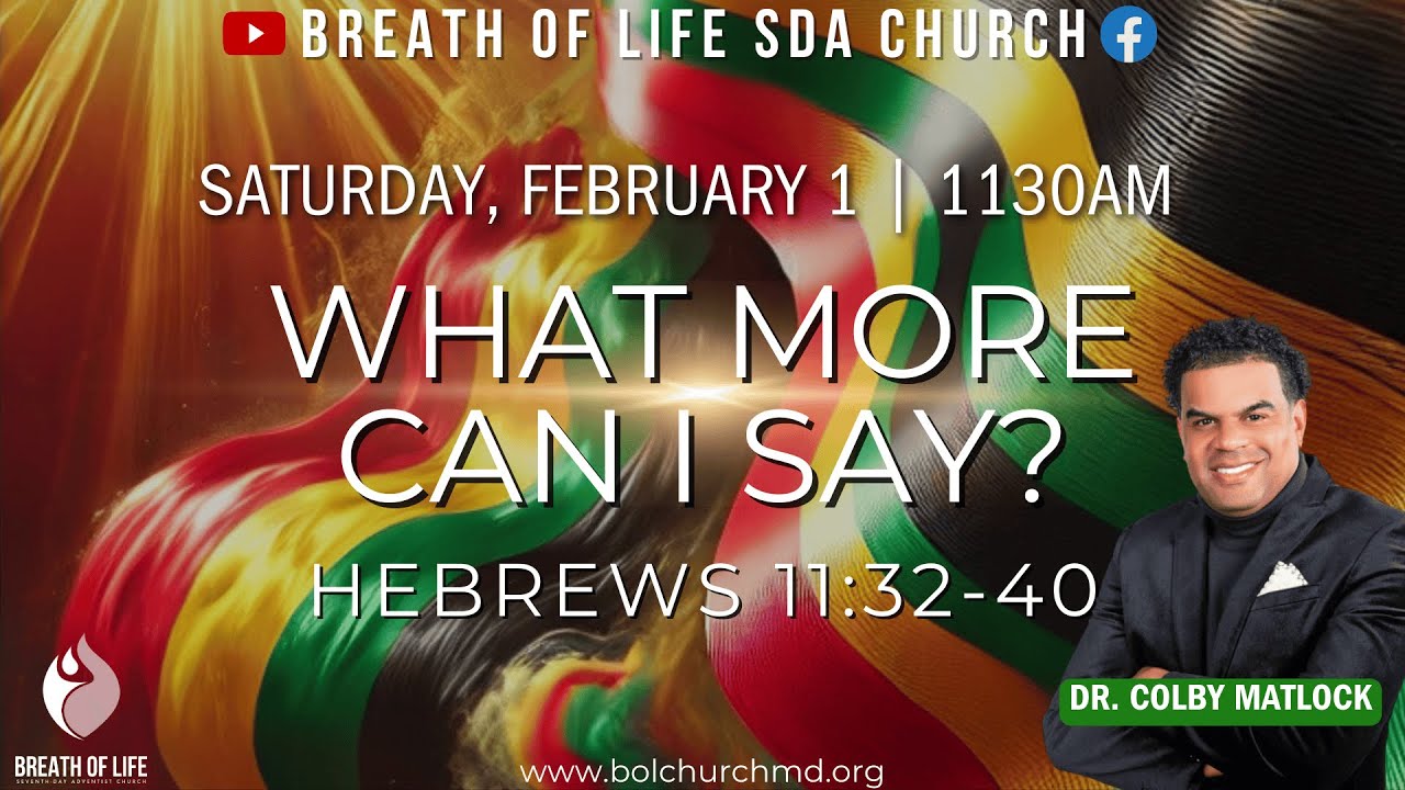 What More Can I Say | Dr. Colby Matlock | February 1, 2025 - YouTube
