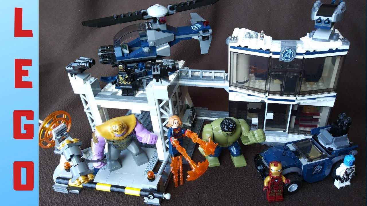 Lego Avengers Endgame Compound Battle Speed Build Set 76131 and Review ...