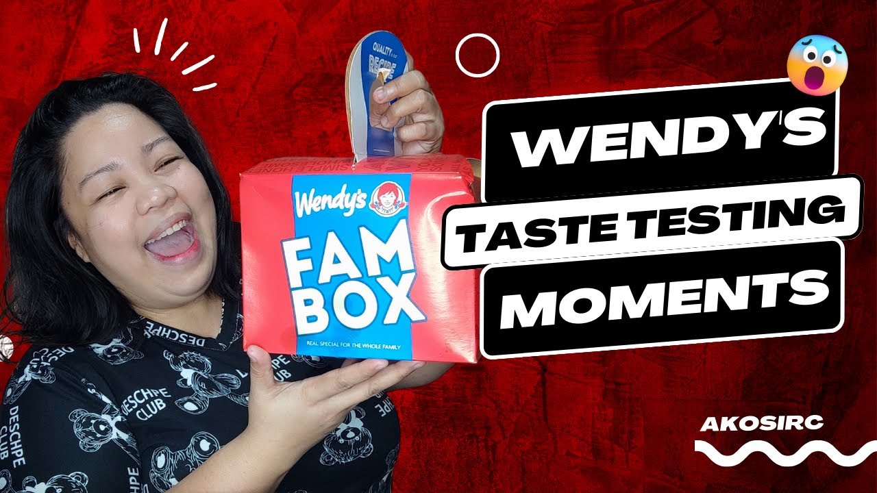 WENDY'S TASTE TEST #mukbang #wendys #fastfood #review #opinion #food # ...