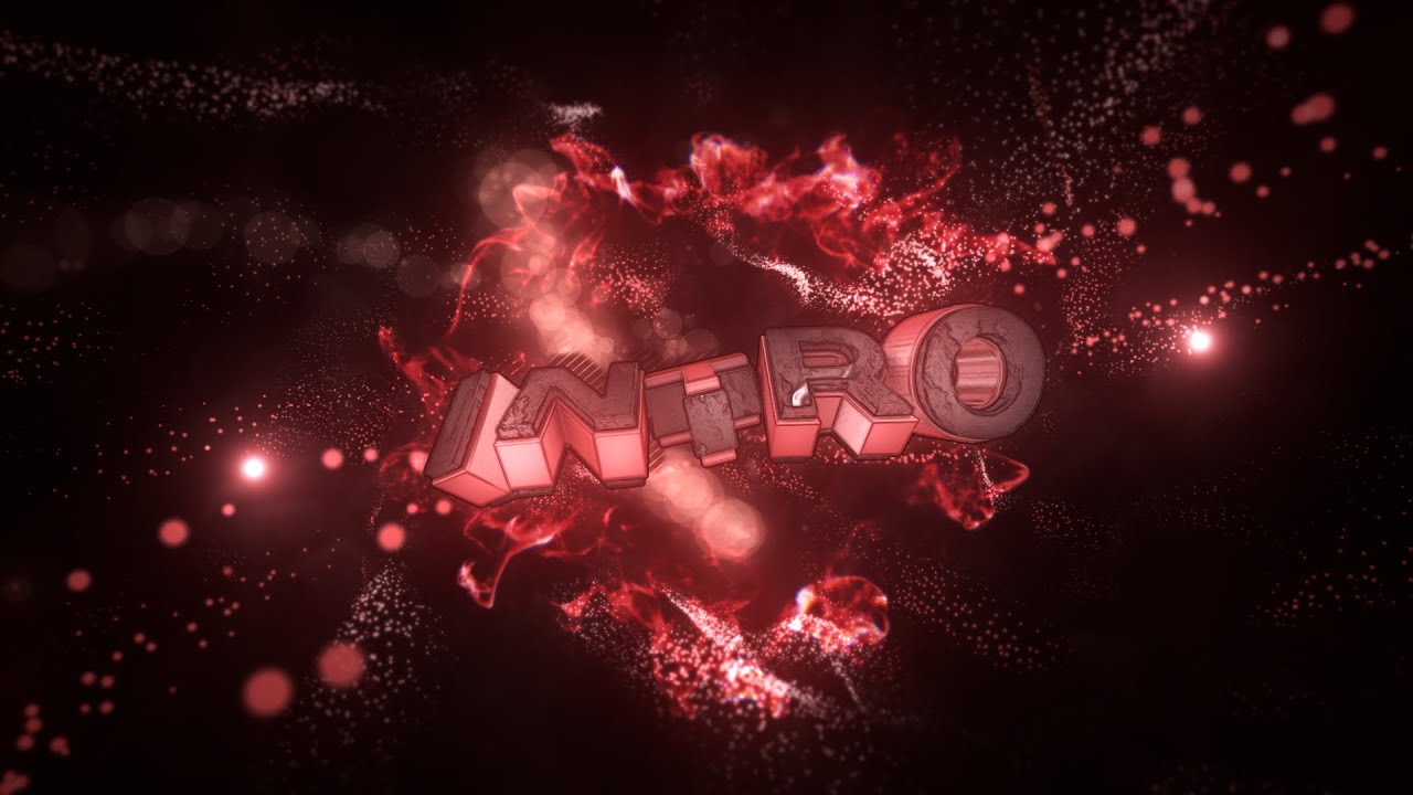 red intro template [AE,C4D] - YouTube