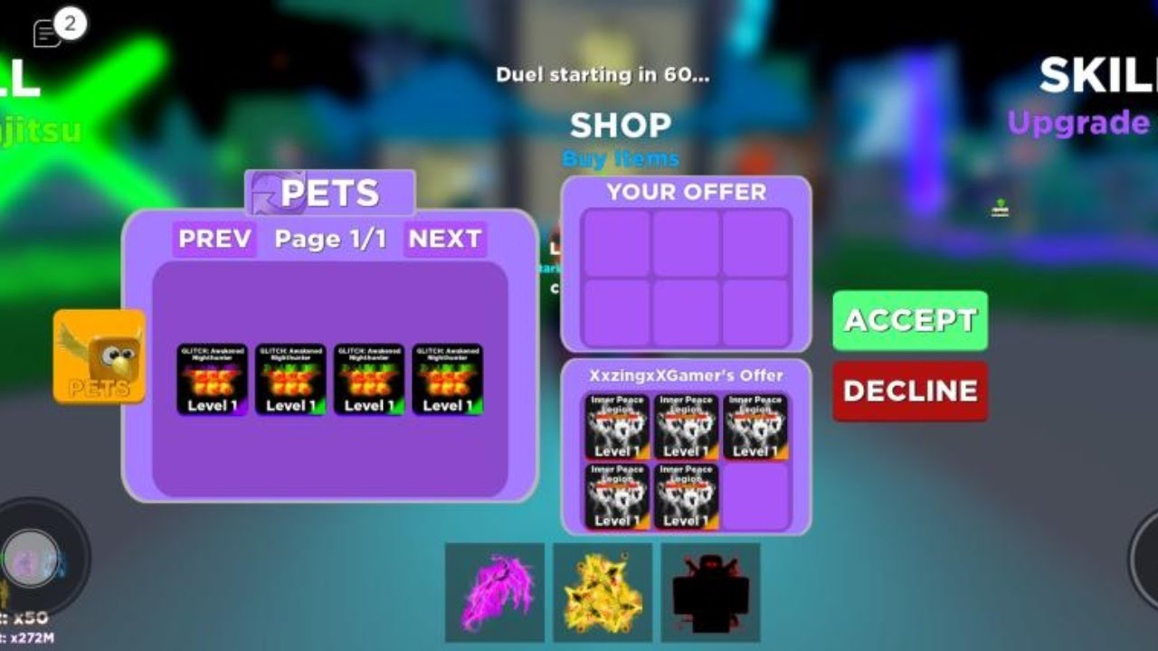 roblox ninja legends shadowstorm pet giveaways - YouTube