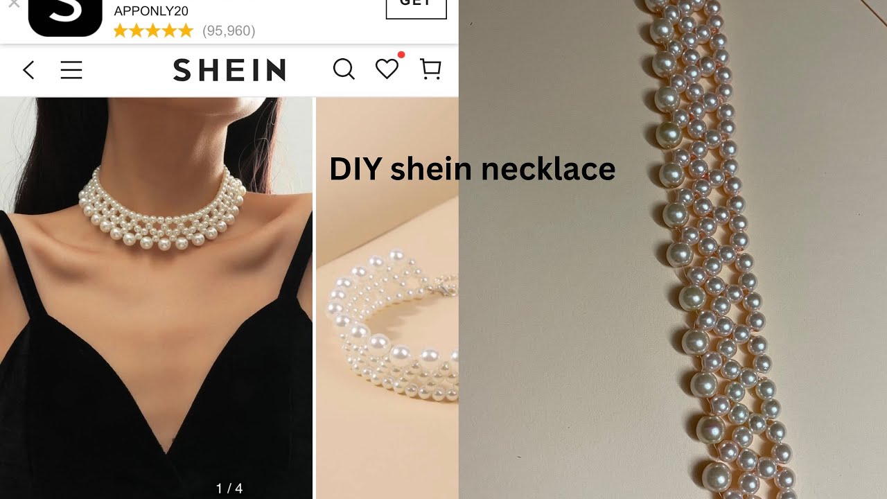 Easy DIY shein necklace - YouTube