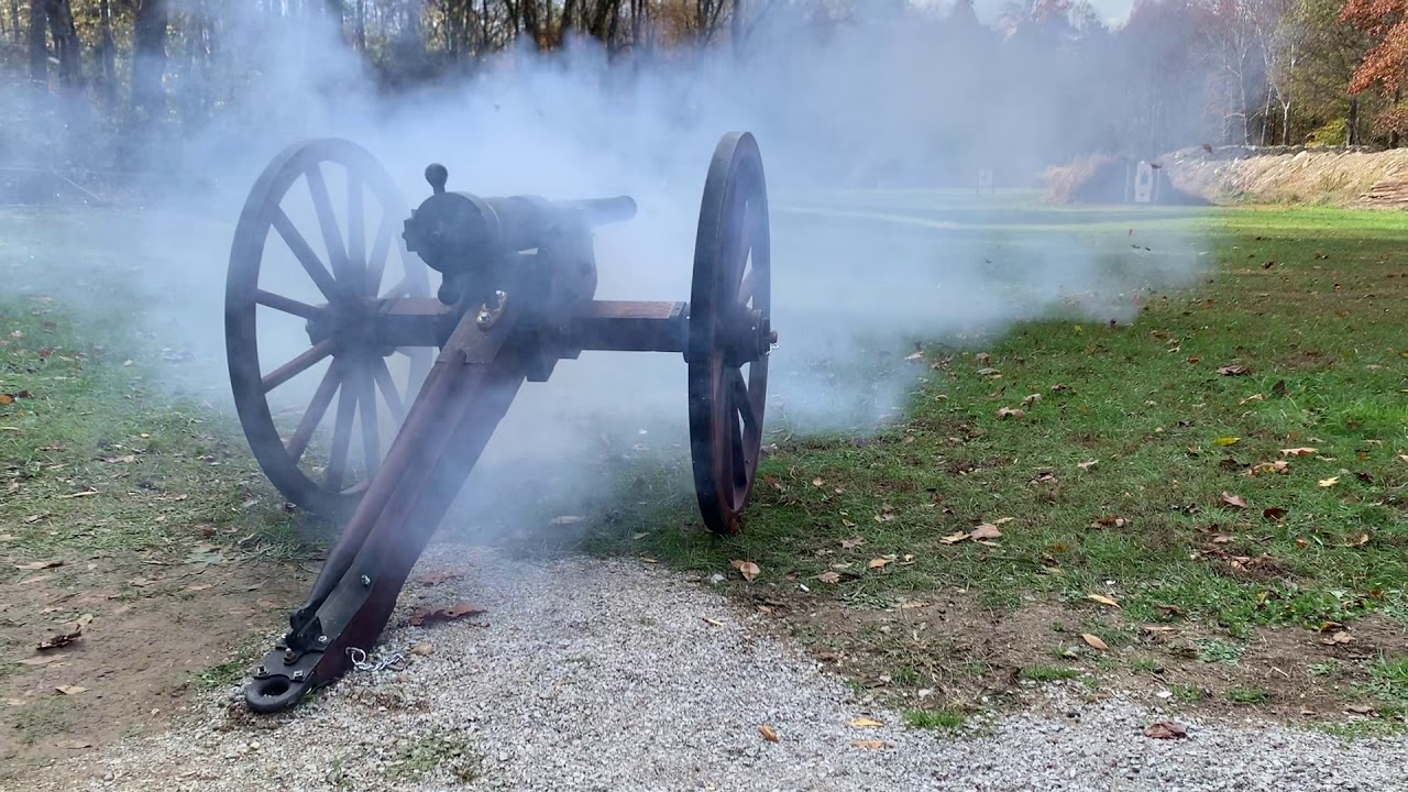 Fifth Whitworth cannon shot - HD - YouTube