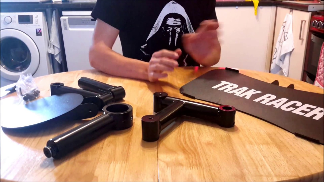 Trak Racer's swinging keyboard and mouse arm, unboxing! - YouTube
