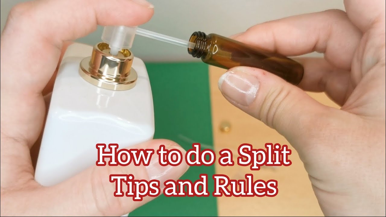 Want to Organize a Perfume Split? Tips and Rules - YouTube
