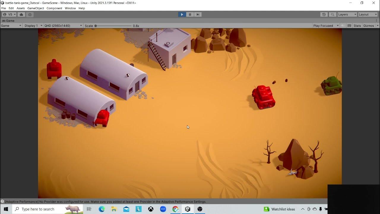 Varde Siddharth - Unity Advance - Battle-tank Gameplay (Outscal) - YouTube