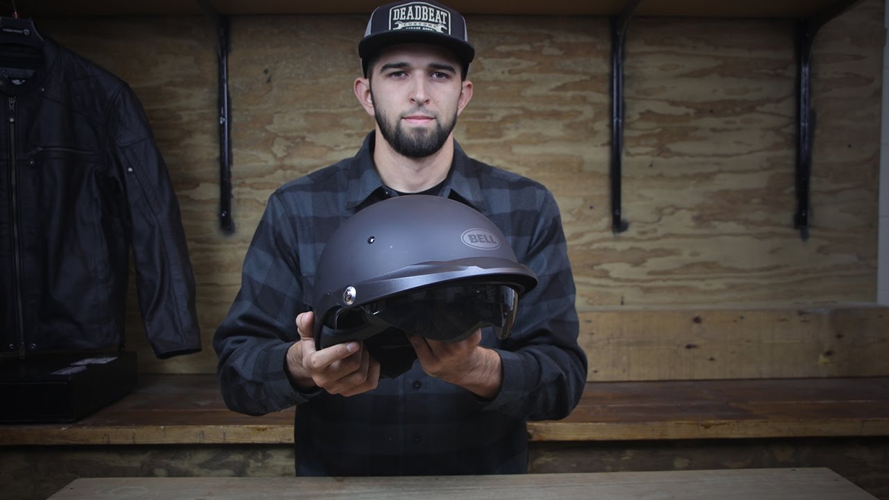 Bell Pit Boss Motorcycle Helmet Overview - Deadbeatcustoms.com - YouTube