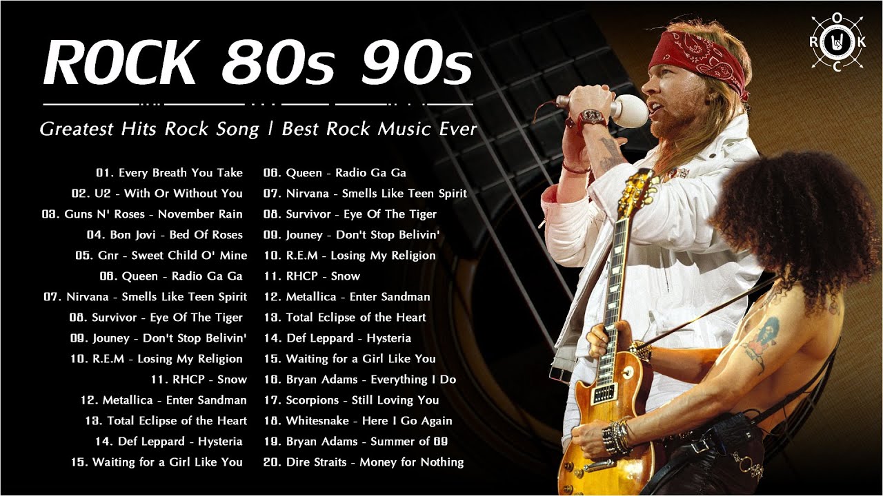 Rock 80s 90s | Best Greatest Hits Rock Songs | Best Rock Music - YouTube