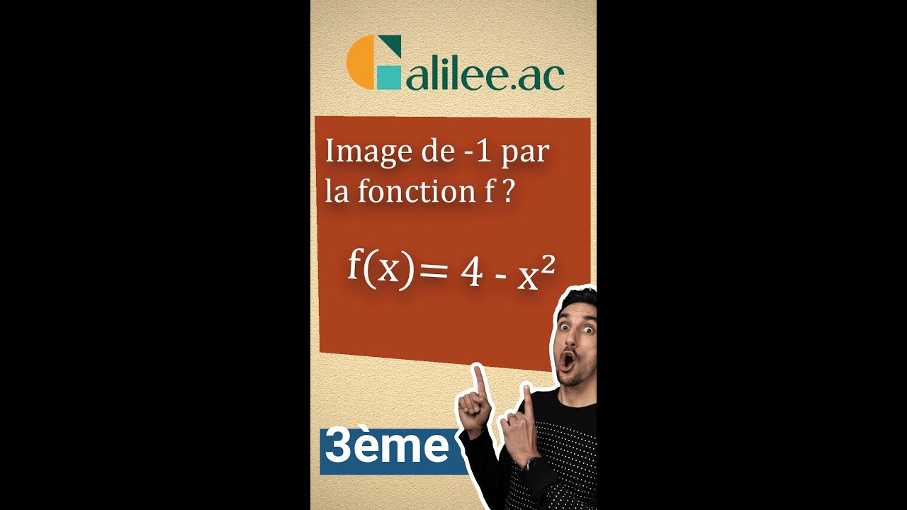 Calculer une IMAGE d'une fonction avec son EXPRESSION #2 - Exercice ...