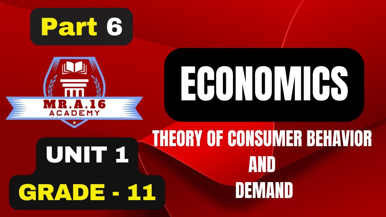 ECONOMICS GRADE 11 UNIT 1 PART 6/EFFECTS OF CHANGES IN INCOME AND ...