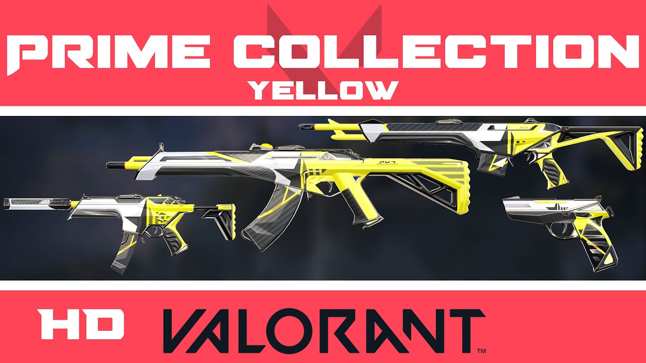 VALORANT Prime Skins | Yellow: Level 7 Chroma Variant | HD Skin ...