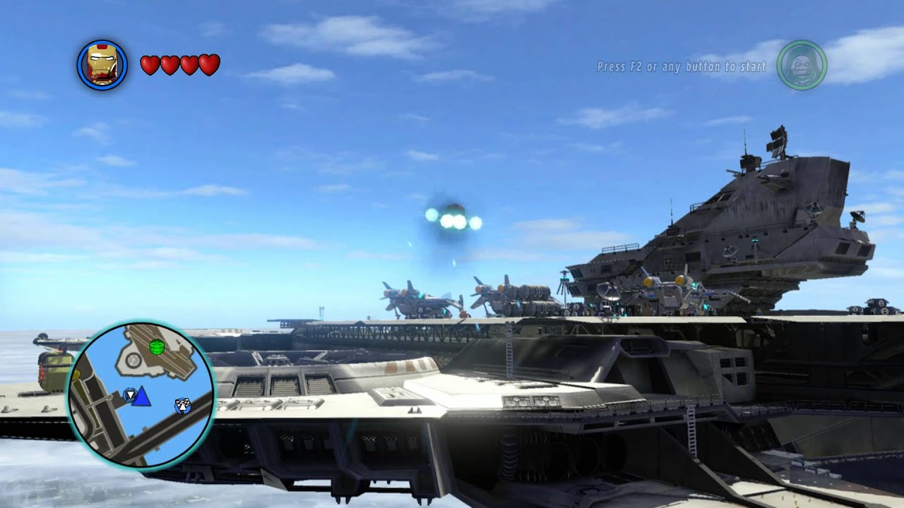 Best Part of Lego Marvel: Jumping from the Helicarrier - YouTube