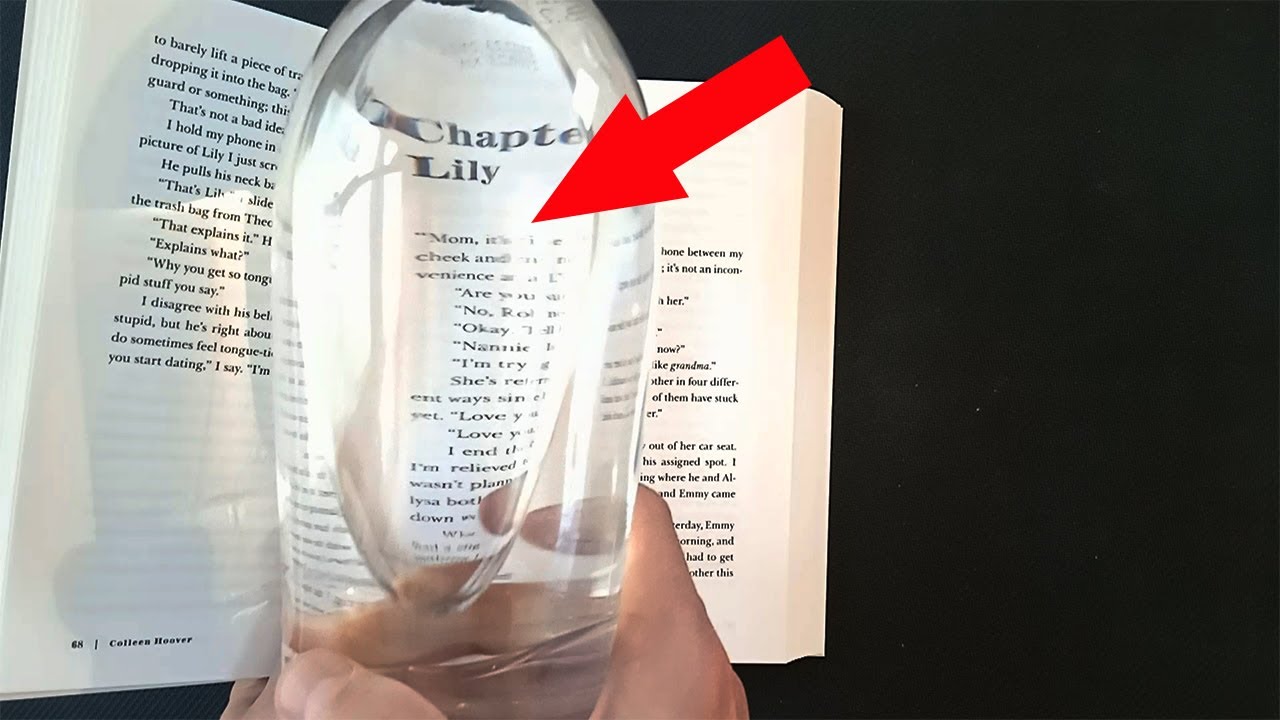 How To Magnify With Water Bottle - YouTube