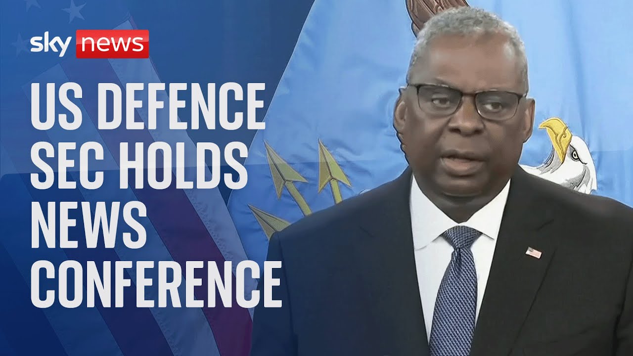 US defence sec holds news conference after virtual Ukraine Defense ...