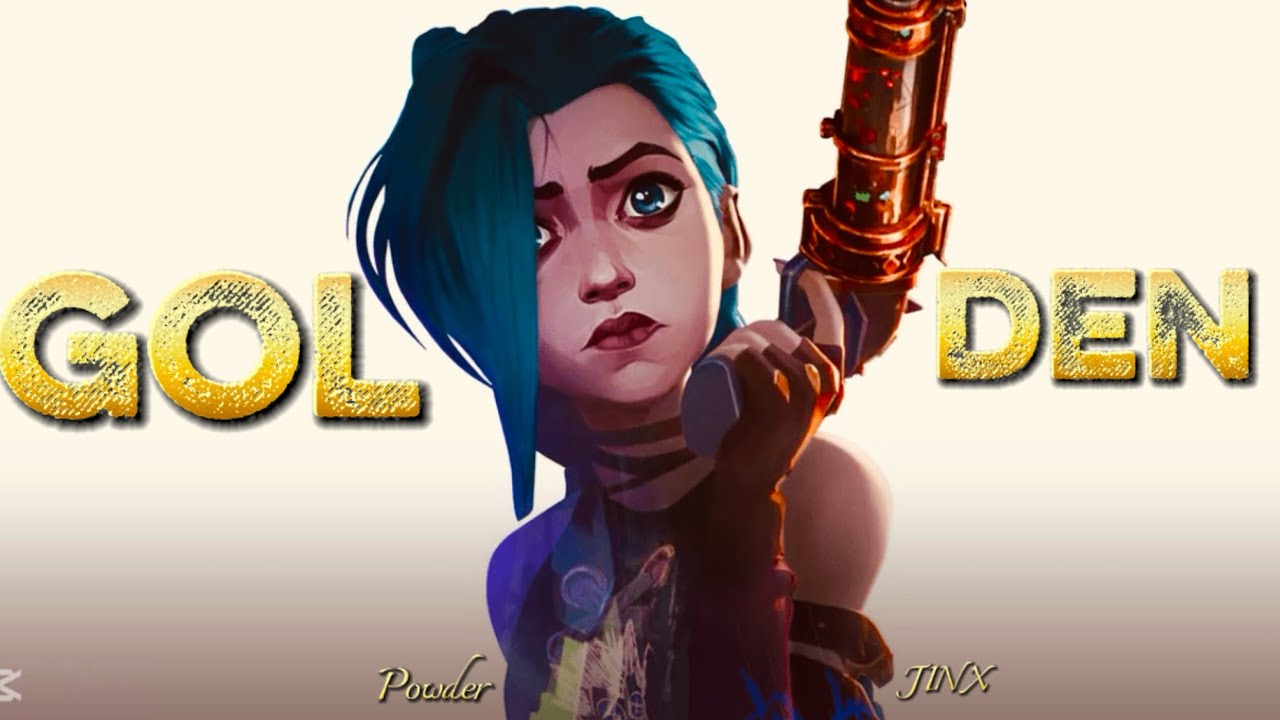 Jinx x K-pop demon hunters ~ Golden 💛💙 #jinxarcaneedit # ...