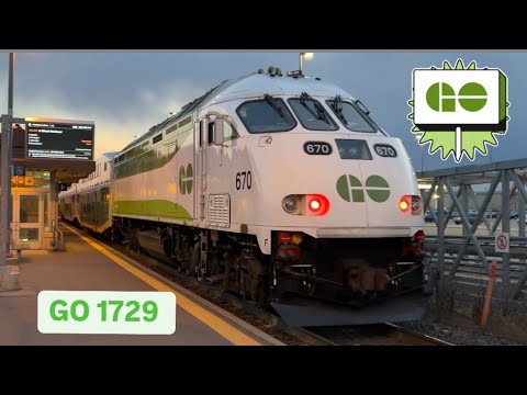 GO 1729 [Old Cab Car 255] Appleby Go Station March 27, 2025 - YouTube