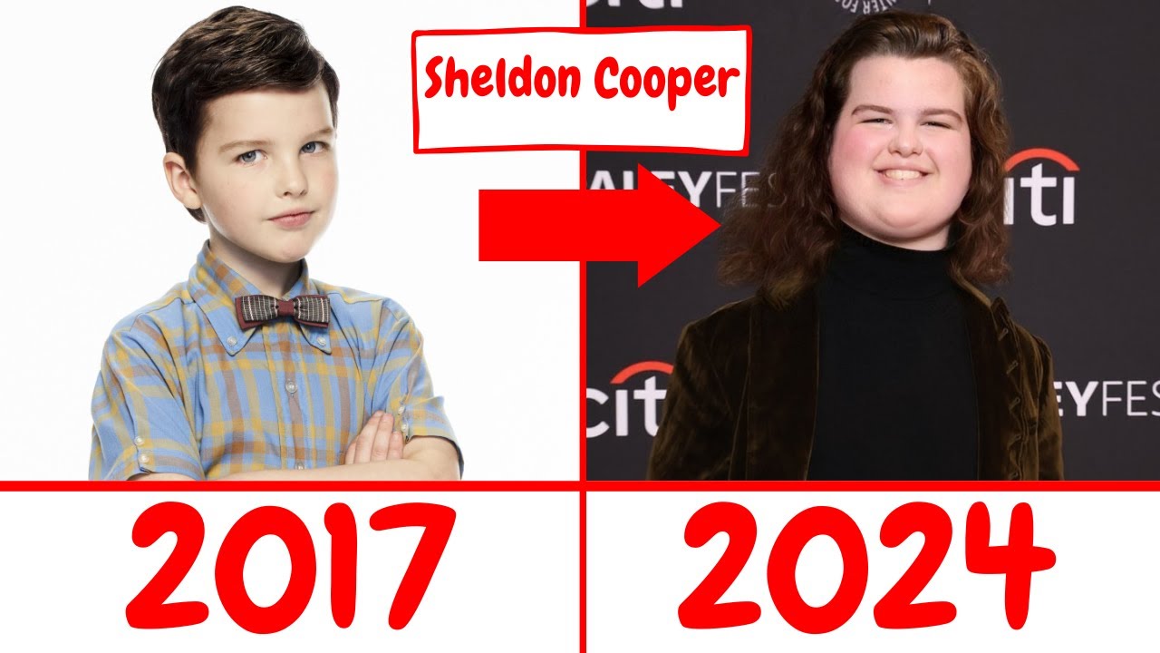 Young Sheldon THEN And NOW [2017-2024] Sheldon Cooper - YouTube