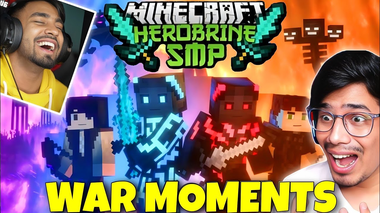 TOP 3 WAR IN HEROBRINE SMP ⭕ Rawknee, Gamerfleet, Techno Gamerz - YouTube