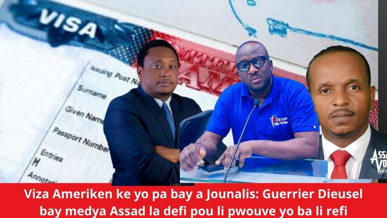 Gwo Tak o Tak Guerrier Dieusel ak Assad Volcy sou dosye viza Ameriken ...