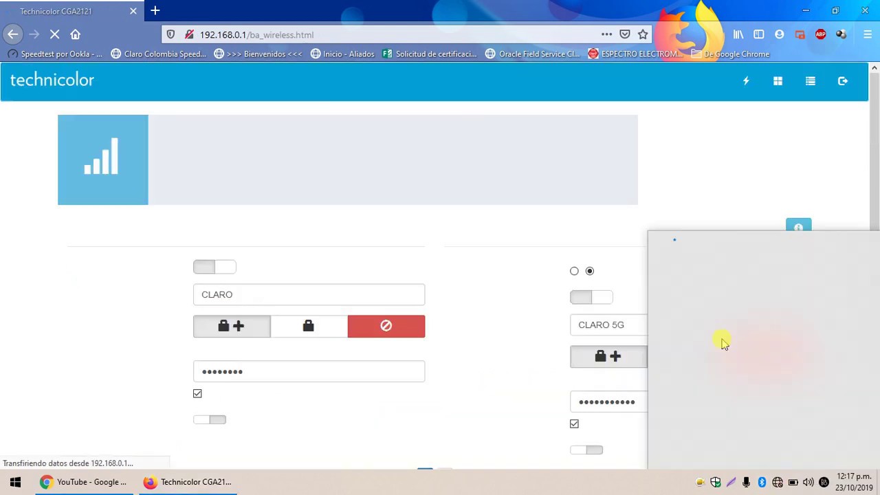 ** CONFIGURAR MODEM TECHNICOLOR CGA2121 ** - YouTube