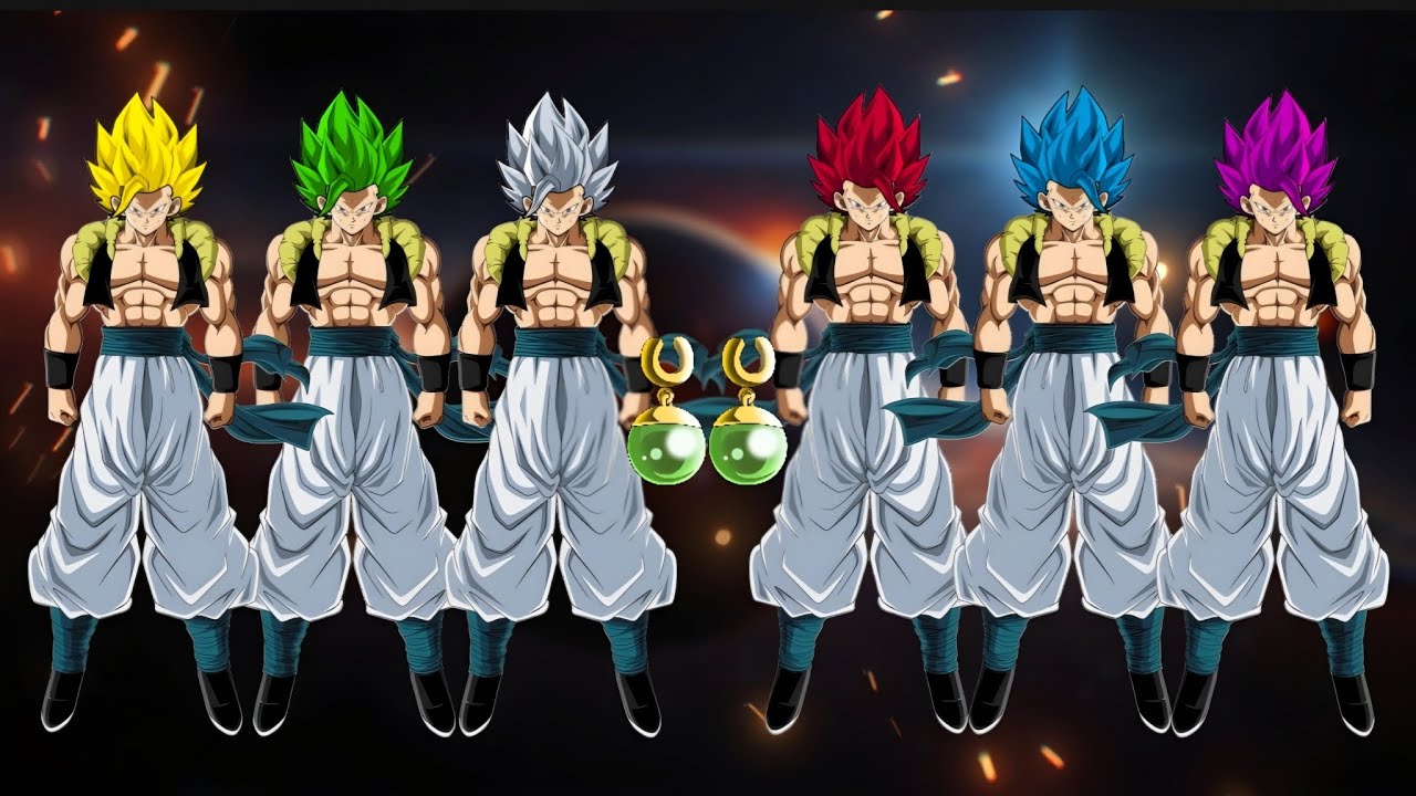 Fusion of - Gogeta Super Saiyan ( Ss + Fp + Mui + God + Blue + Ego ...