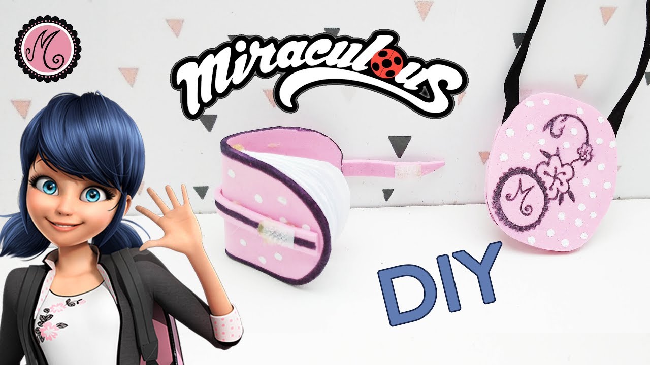 💗 DIY MARINETTE MINIATURES | Miraculous Ladybug - Journal - sacoche ...