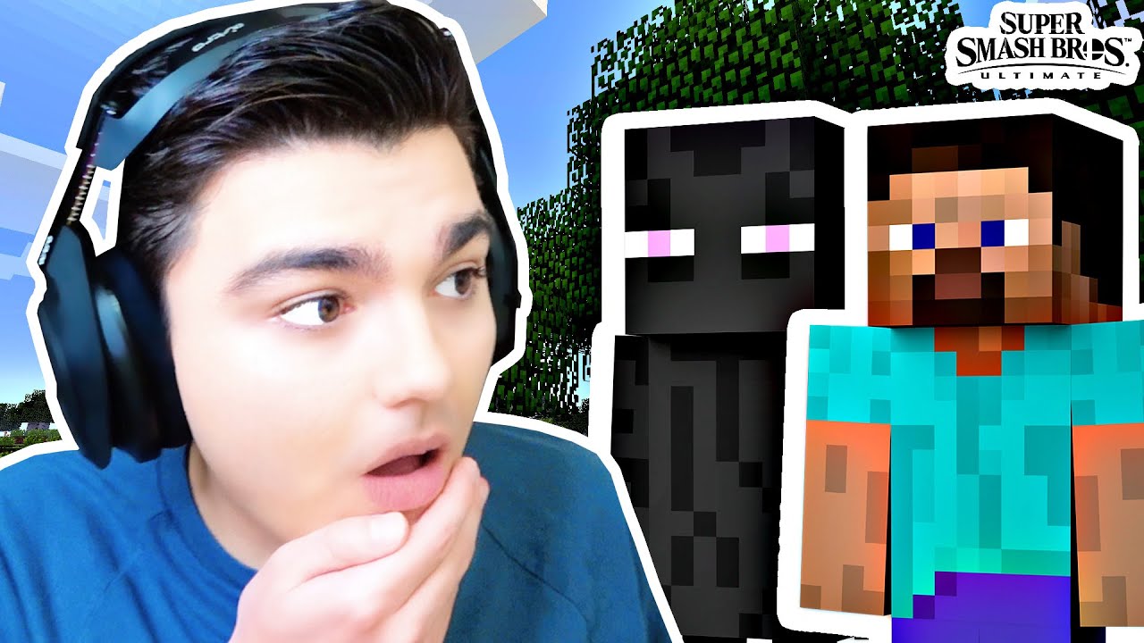 MINECRAFT STEVE!! IN SUPER SMASH BROS ULTIMATE!! - YouTube