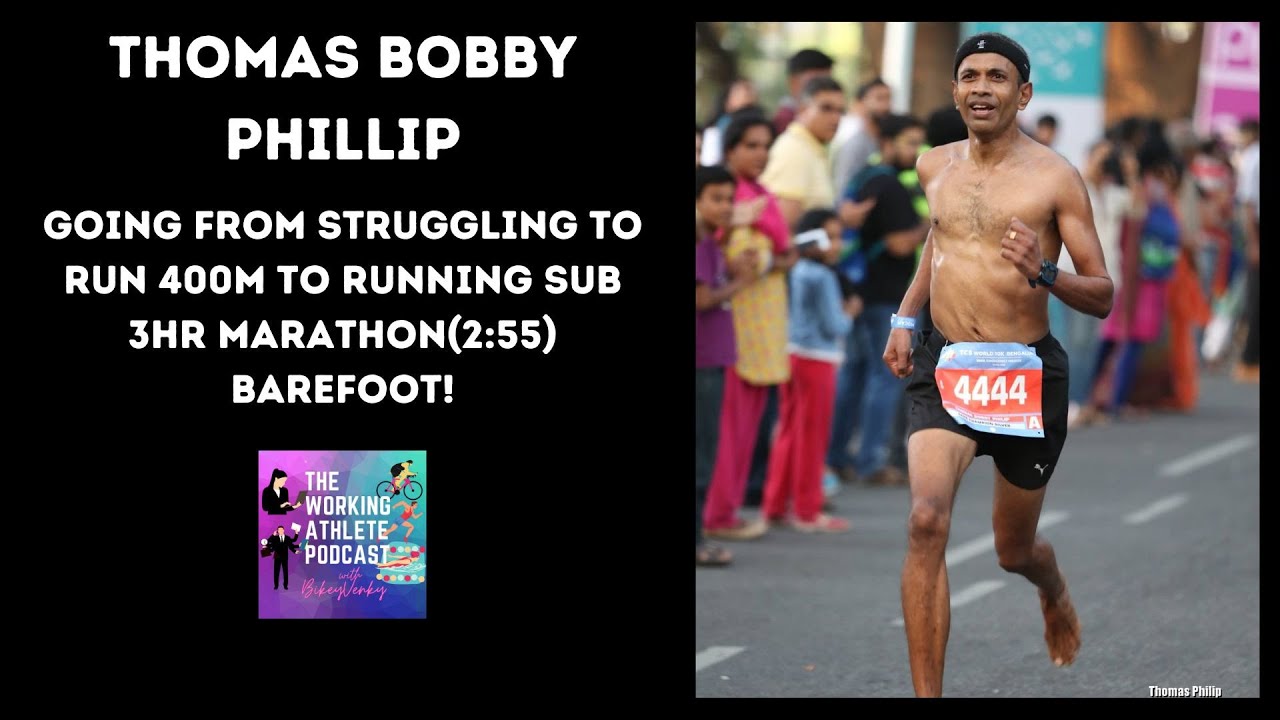 #105 From Struggling to run 400m to Running 2:55 Marathon Barefoot ...