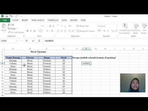 TUTORIAL MENJUMLAH DENGAN RUMUS SUMIF DI EXCEL - YouTube