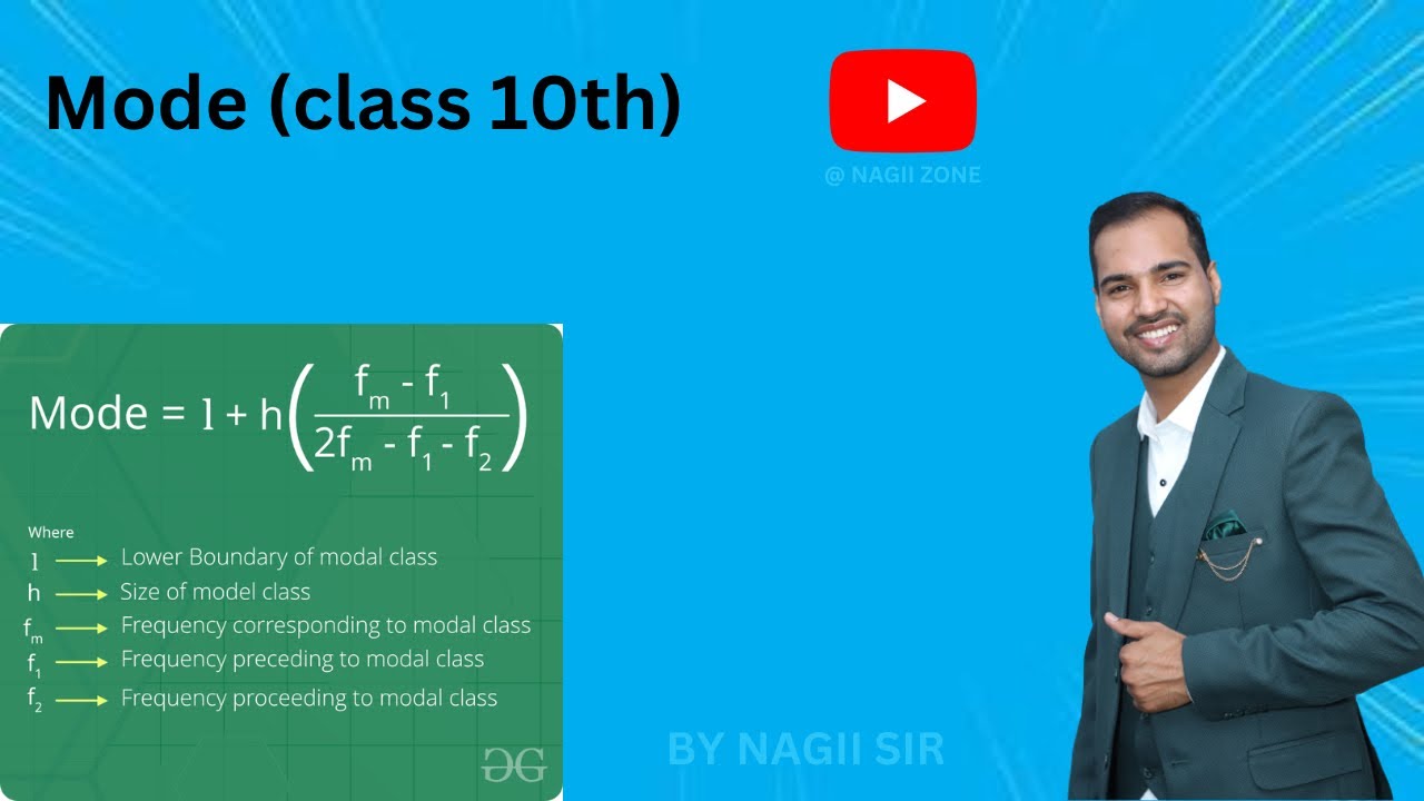 Mode (class 10th) - YouTube