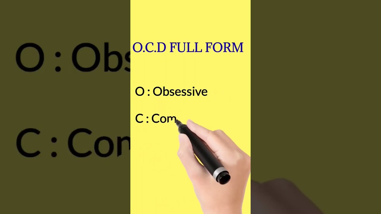 O C D Full Form Full Form Of OCD fullform YouTube O C D Full Form Full Form Of OCD fullform YouTube