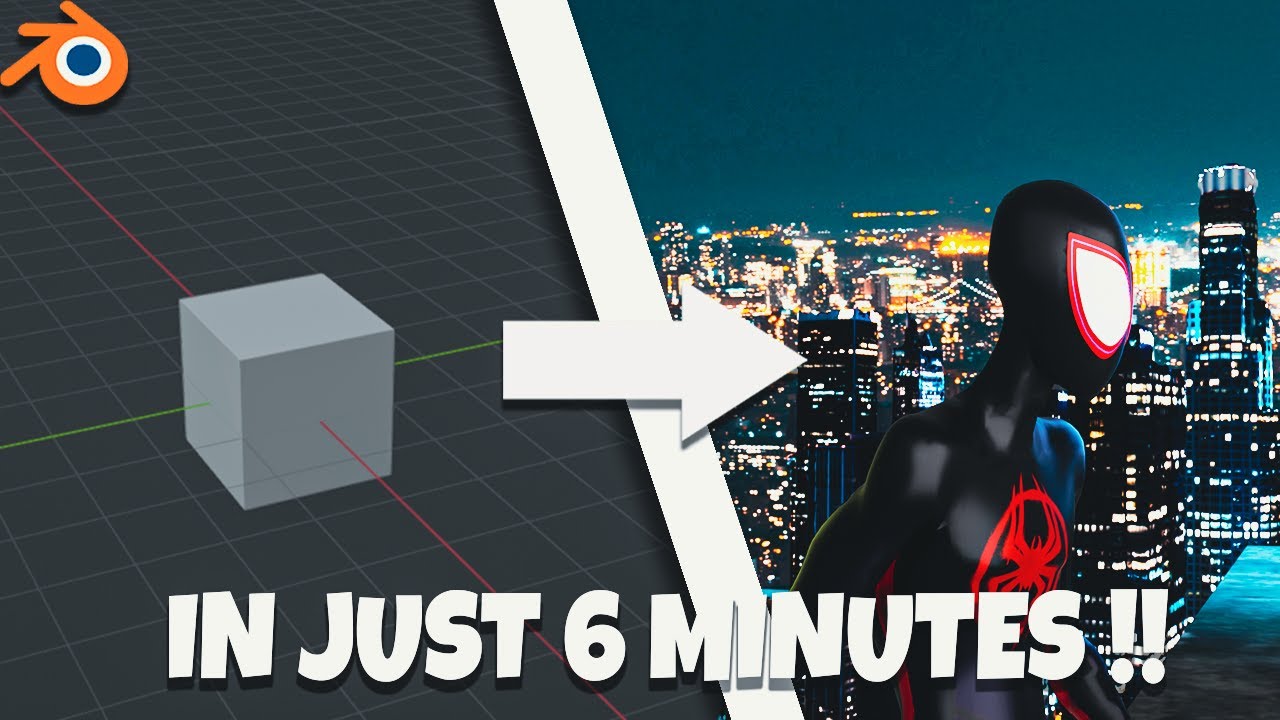 Create Mind-Blowing Spider-Man Animation in Blender | Very Easy ...