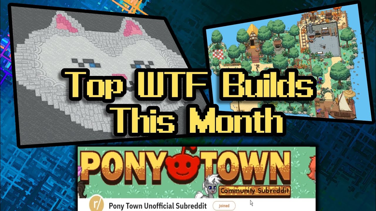 The Best Pony Town Builds This Month - YouTube