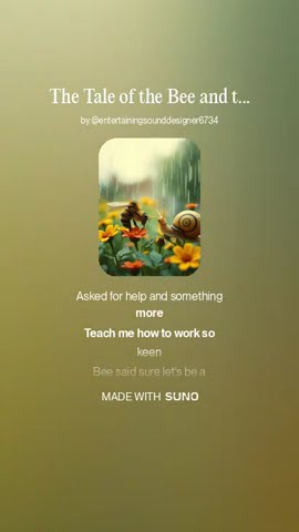 The Tale of the Bee and the Snail - YouTube